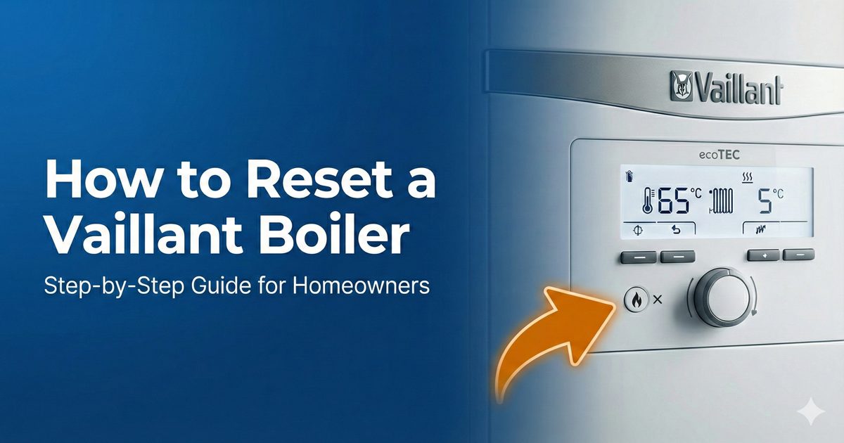 How to Reset a Vaillant Boiler | Vaillant Boiler Reset Button